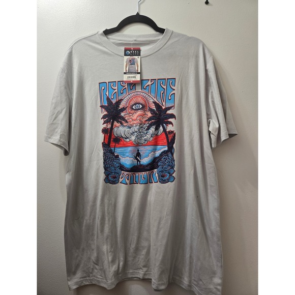 reel life | Shirts | Reel Life Mens Essential Graphic Tee Xl Light Grey ...